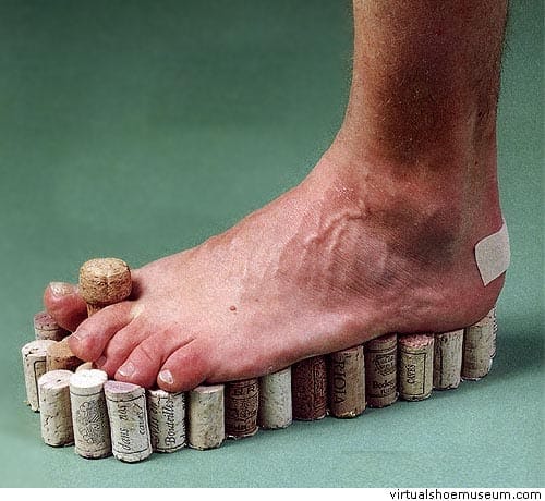 Cork flip-flop - virtualshoemuseum.com