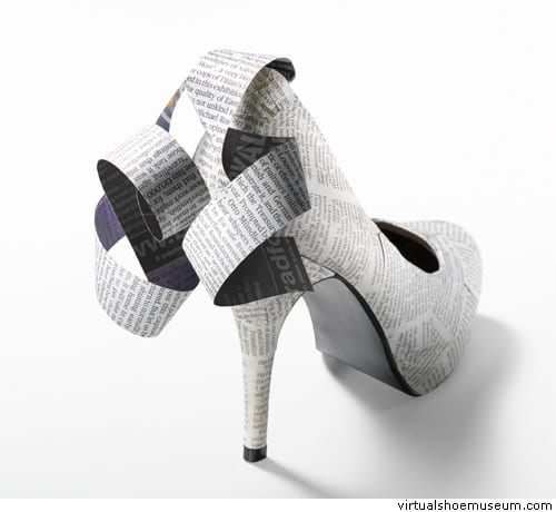 Paper pump - virtualshoemuseum.com