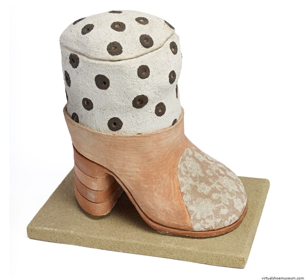 Clay boot - virtualshoemuseum.com