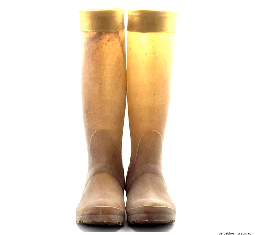 Popcorn rain boot - virtualshoemuseum.com