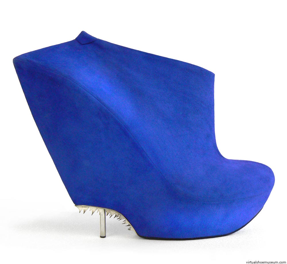 Blue boot - virtualshoemuseum.com
