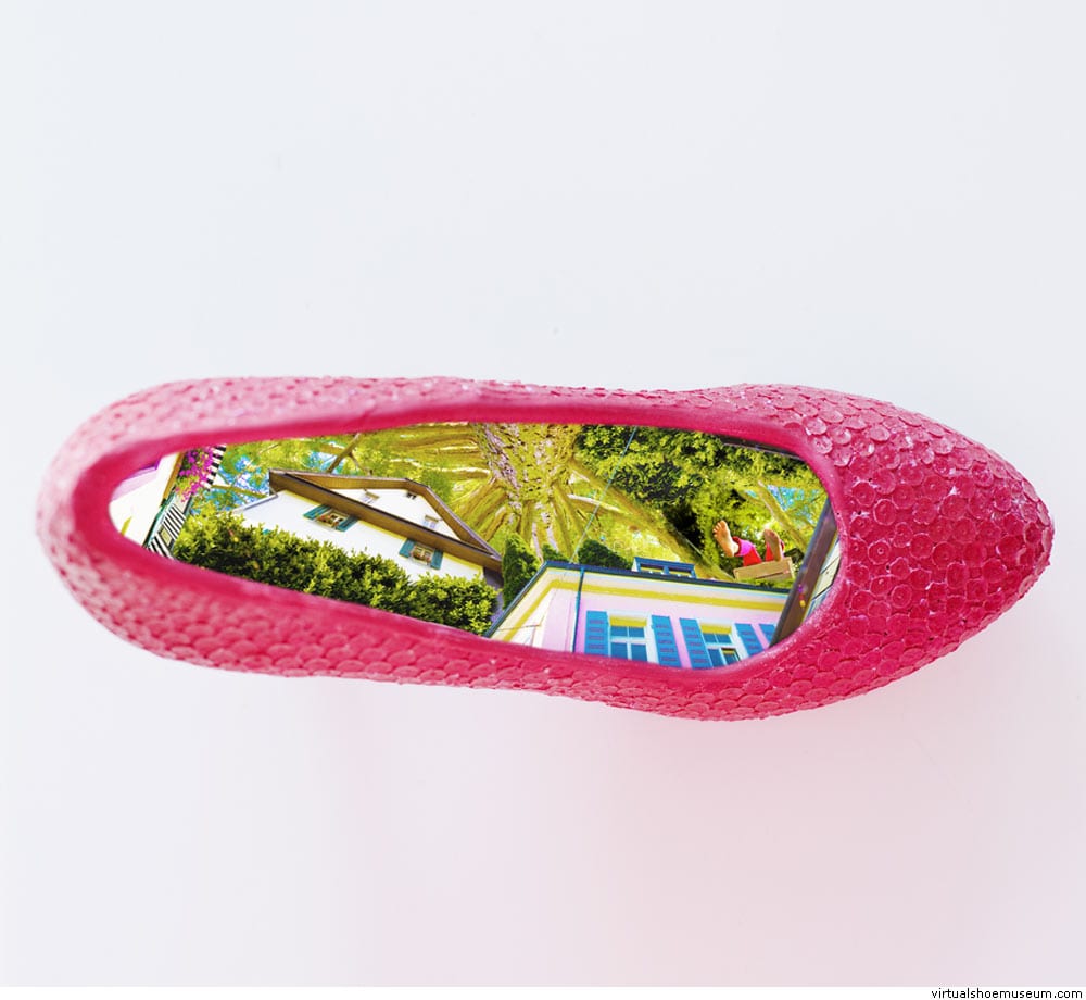 Pink slipper - virtualshoemuseum.com