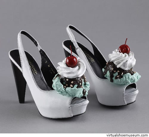 Ice cream shoe - virtualshoemuseum.com