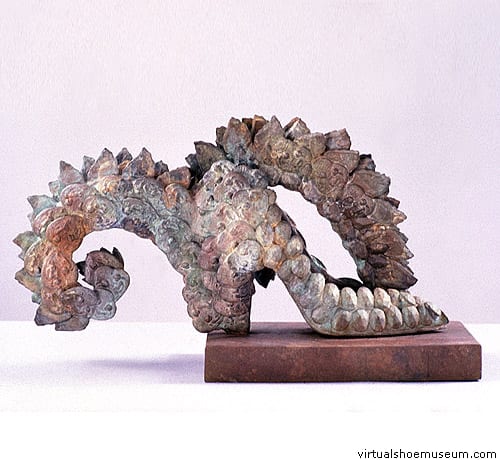 Bronze shoe - virtualshoemuseum.com